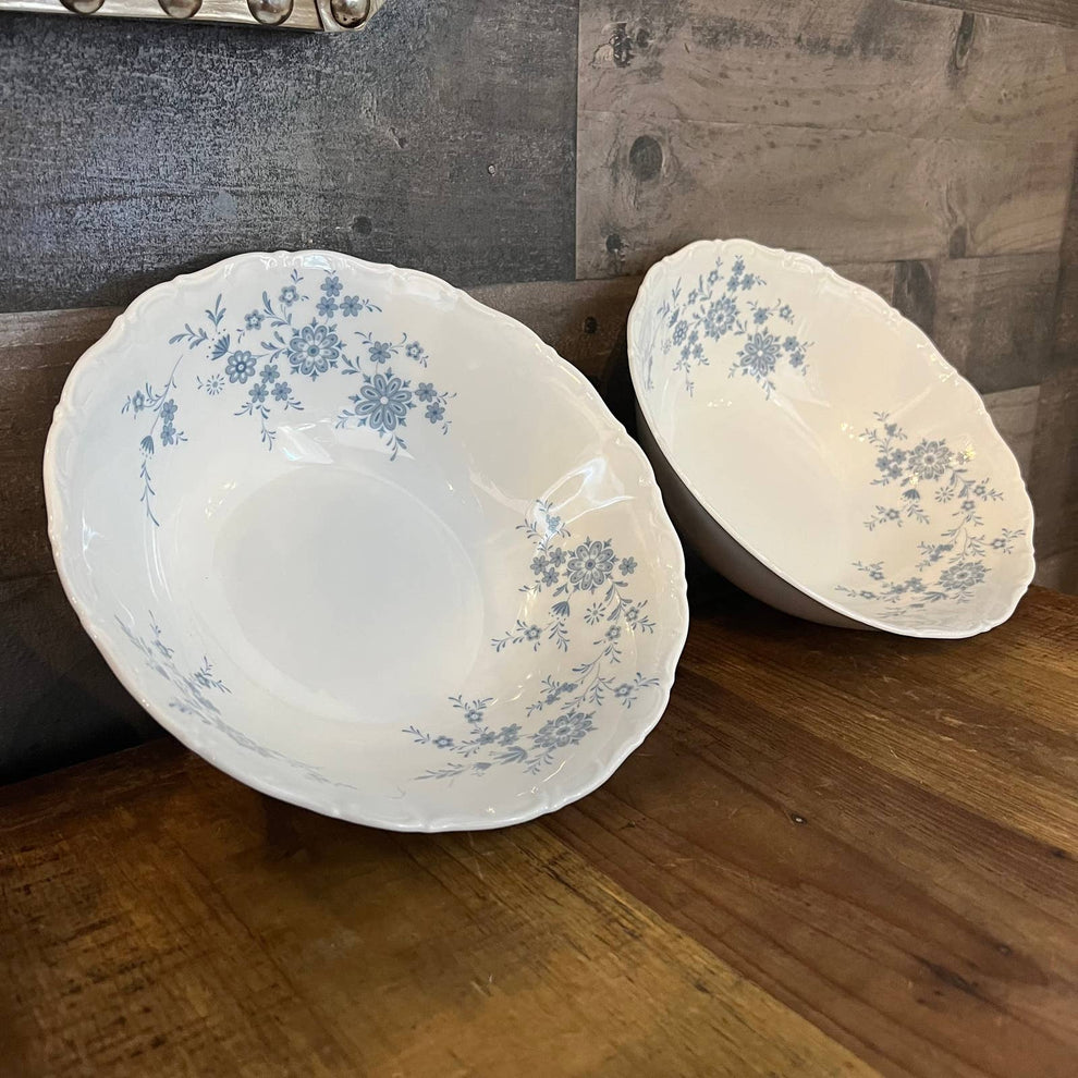 Bavarian Blue Christina Porcelain Seltmann Welden serving bowls – THE ...